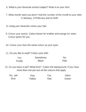 First Day of School Glyph